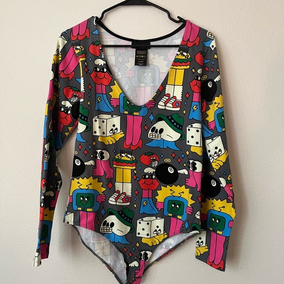 Nooworks | Pants & Jumpsuits | Nooworks Burger Babie Bodysuit | Poshmark